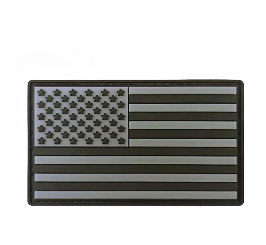 AMERICAN FLAG PVC PATCH – TimberOaksTactical.com
