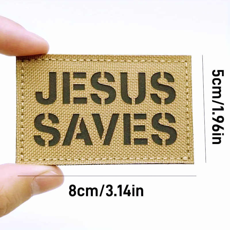 JESUS SAVES IR PATCH – TimberOaksTactical.com