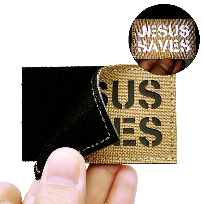 JESUS SAVES IR PATCH – TimberOaksTactical.com