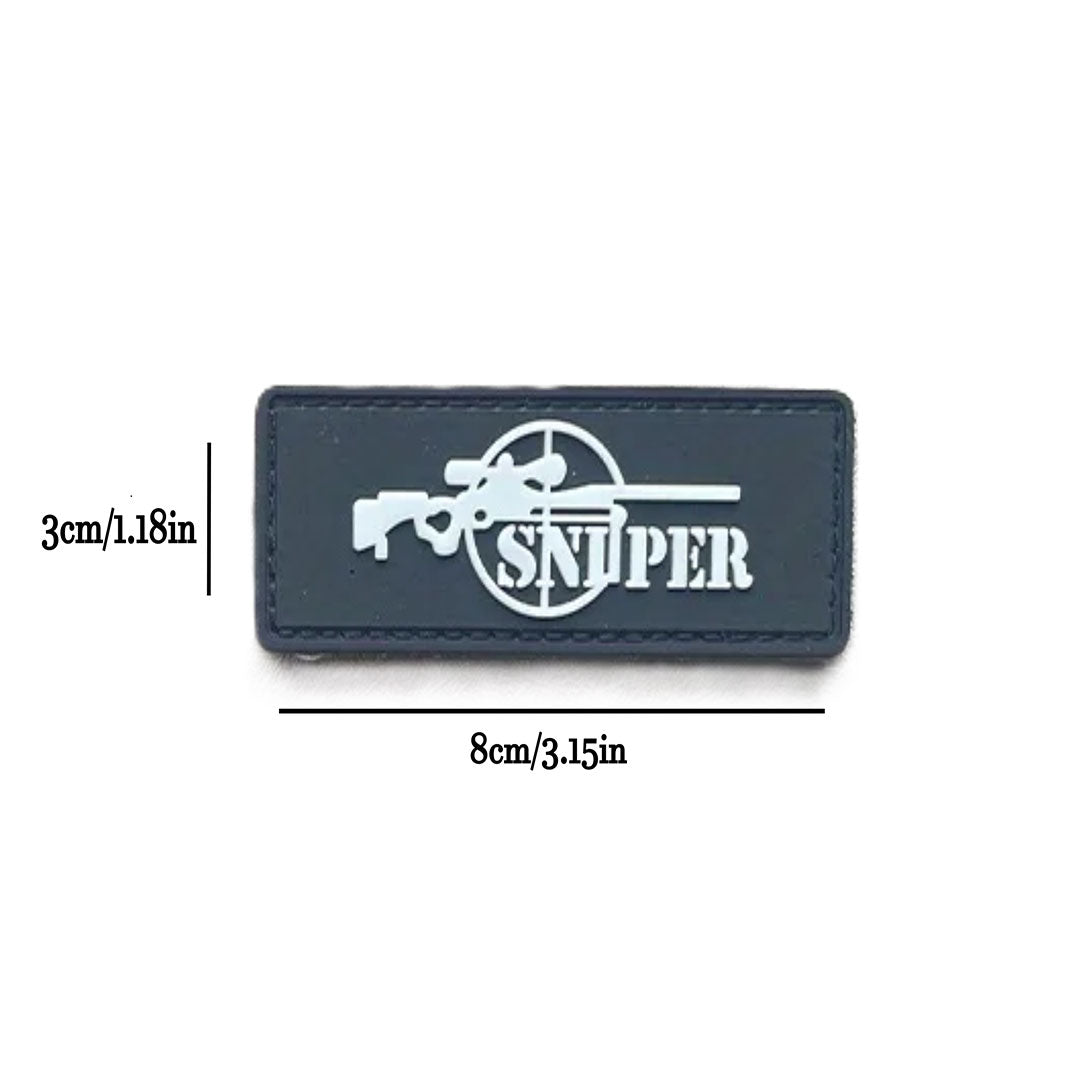 SNIPER LOGO PVC PATCH – TimberOaksTactical.com